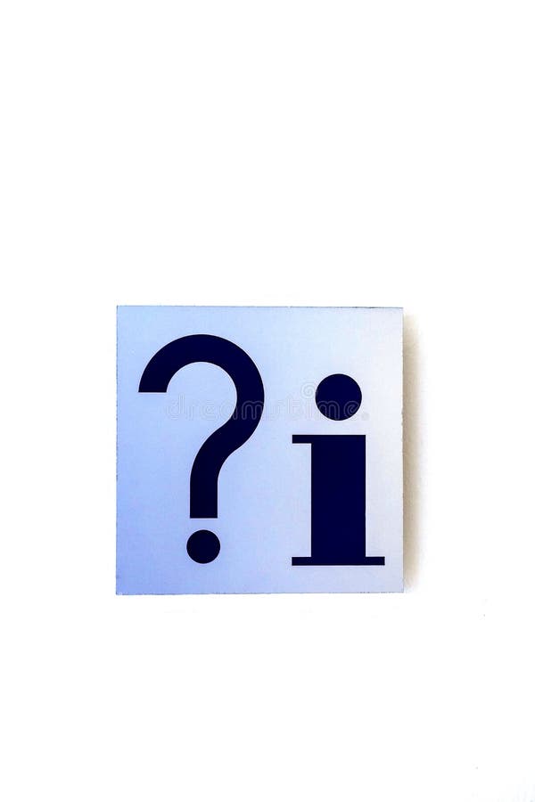 Information Logo on White Background Stock Image - Image of sign, gray ...