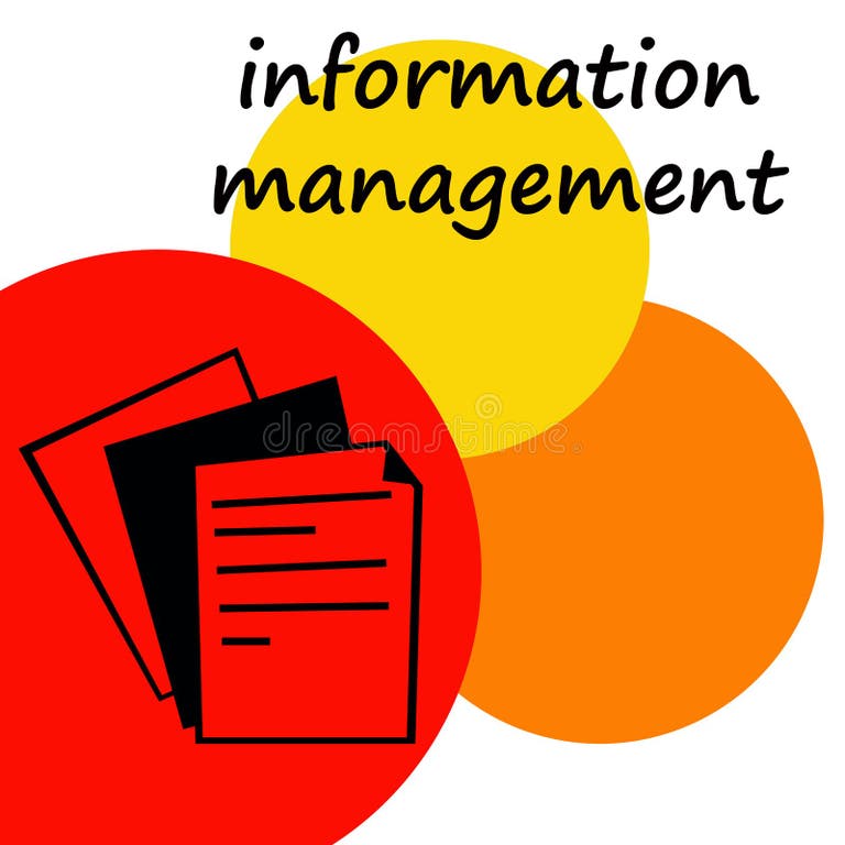 Information management stock illustration. Illustration of inform ...