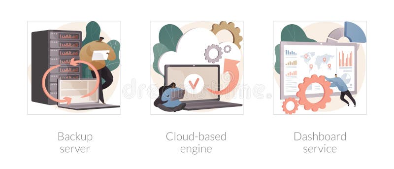 Information Management Abstract Concept Vector Illustrations. Stock ...