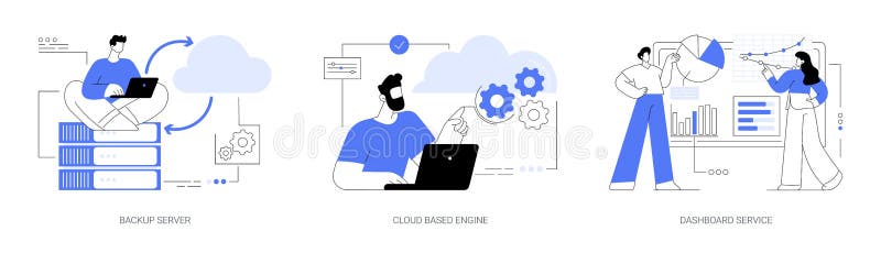 Information Management Abstract Concept Vector Illustrations. Stock Vector - Illustration of ...