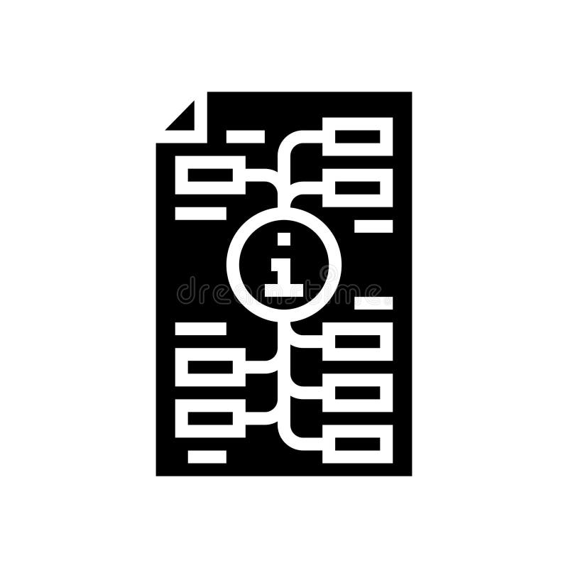 Information Mapping Technical Writer Icon Doodle Illustration Stock ...