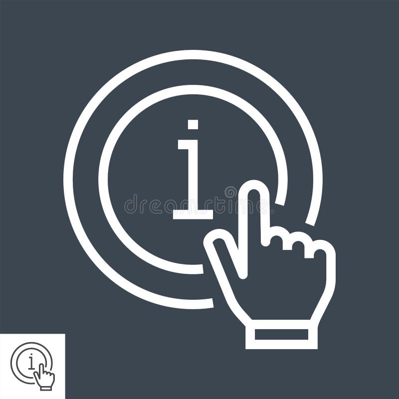 Information mark icon stock vector. Illustration of pictogram - 160484015