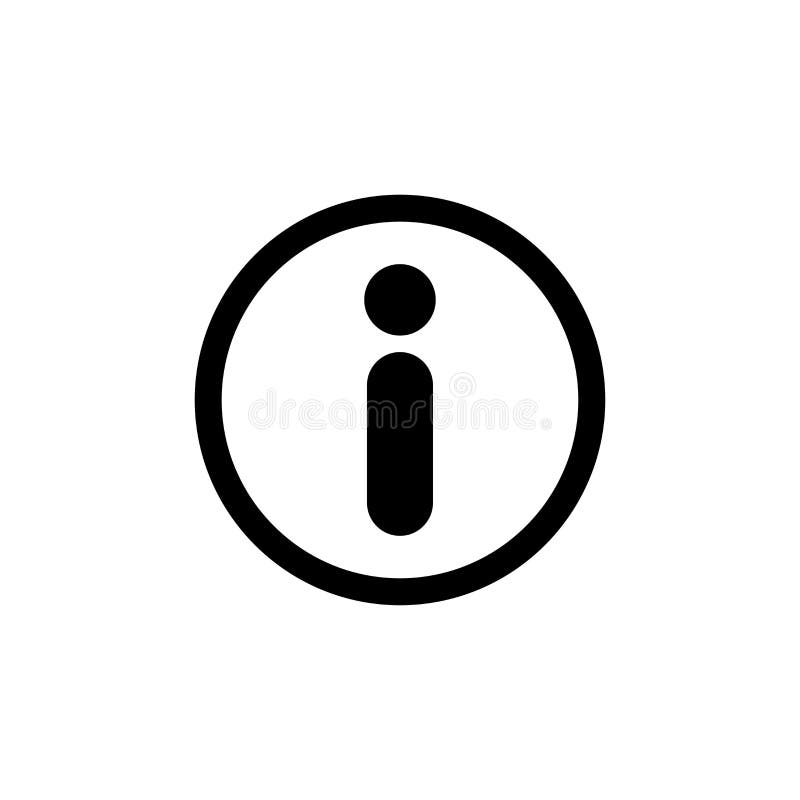 Information mark icon stock vector. Illustration of pictogram - 160484015