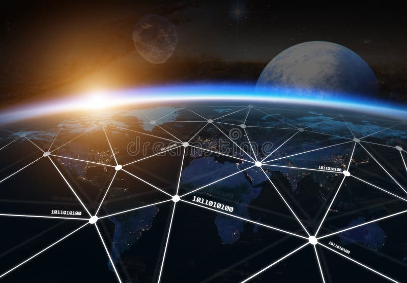 Information Network, Technology, Connected Communication Concept ...