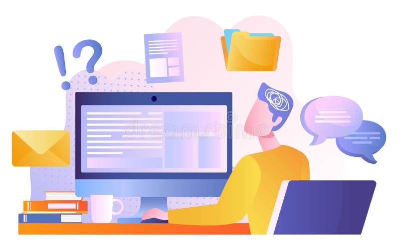 Employee Information Overload Stock Illustrations – 494 Employee ...