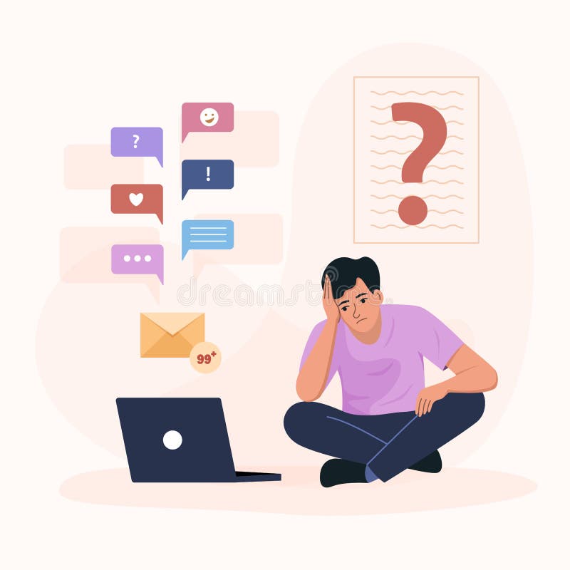 Too Much Information Clipart