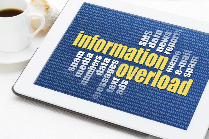 Information overload stock photo. Image of information - 16730610