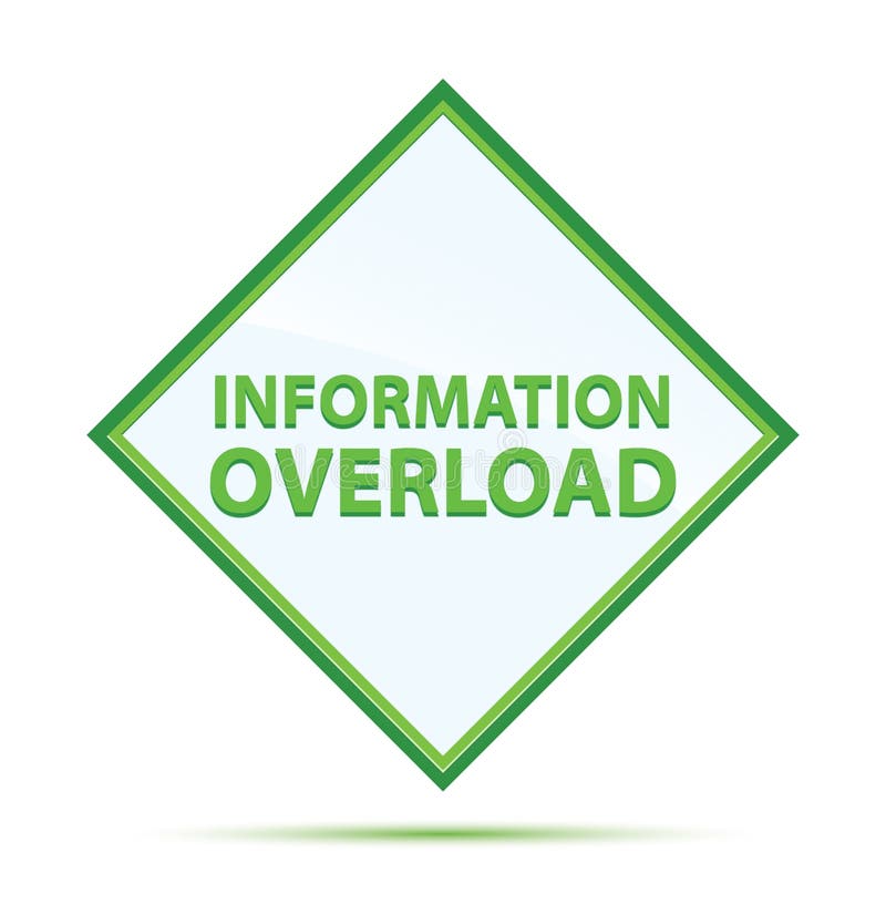 Information Overload Modern Abstract Green Diamond Button Stock ...