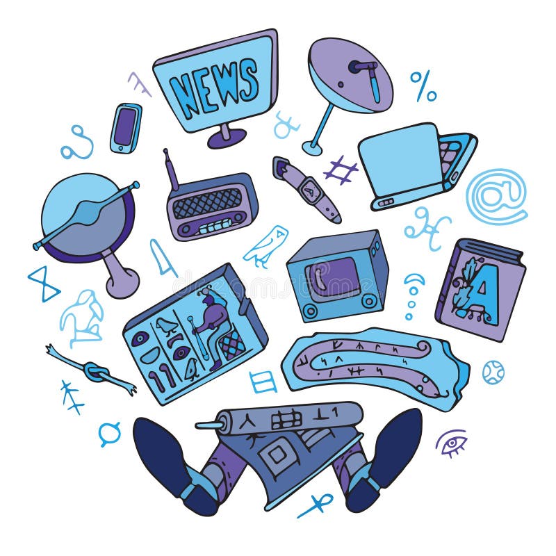 Information Overload Stock Illustrations – 821 Information Overload ...