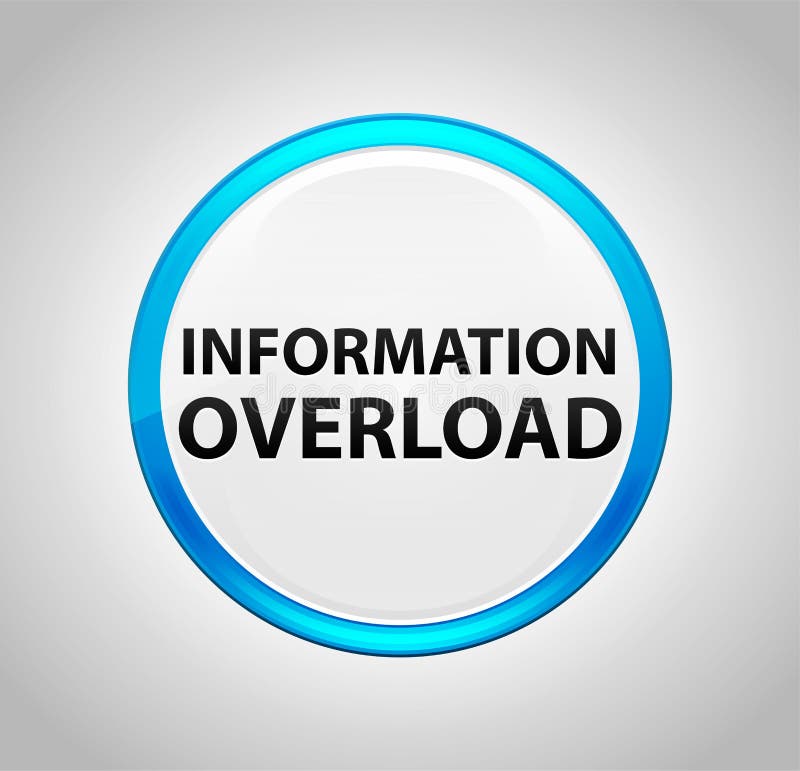 Information Overload Stock Illustrations – 684 Information Overload ...