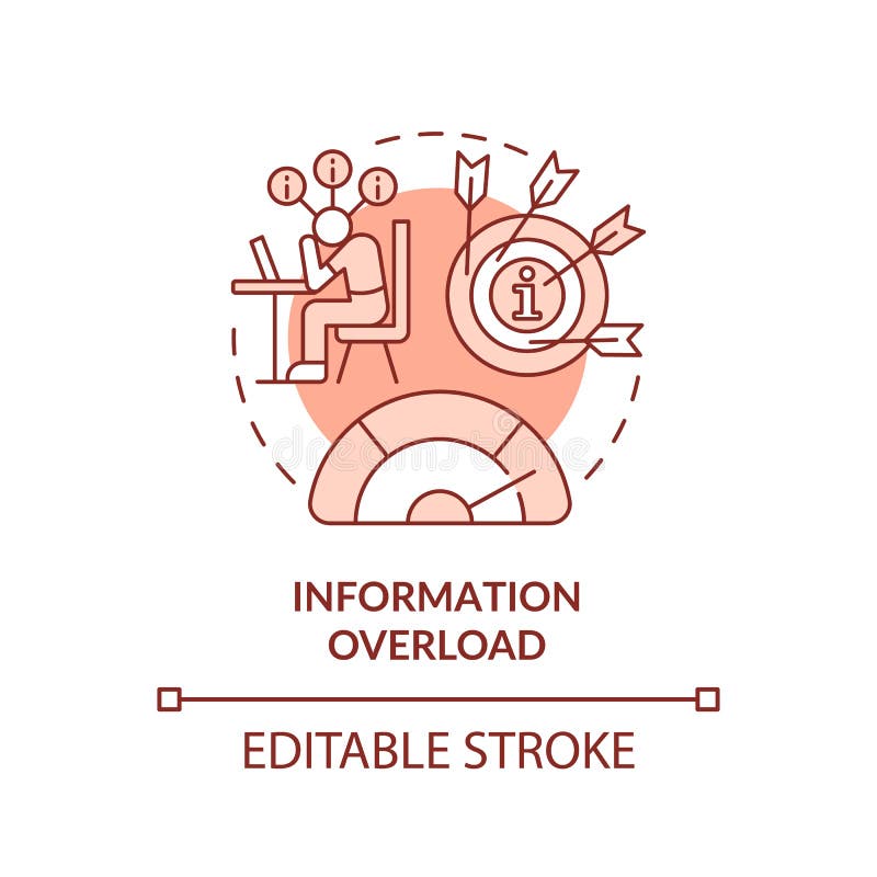 Information Overload Icon Stock Illustrations – 612 Information ...