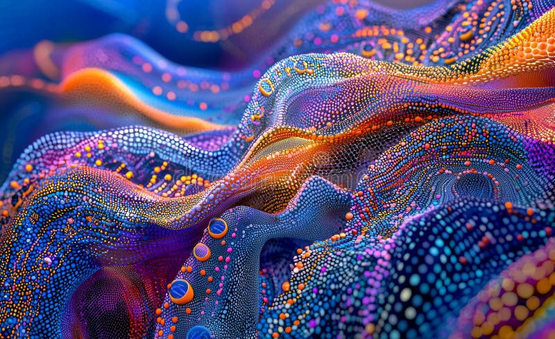 Information Particles in the Neon String Data Stream. a 3D ...