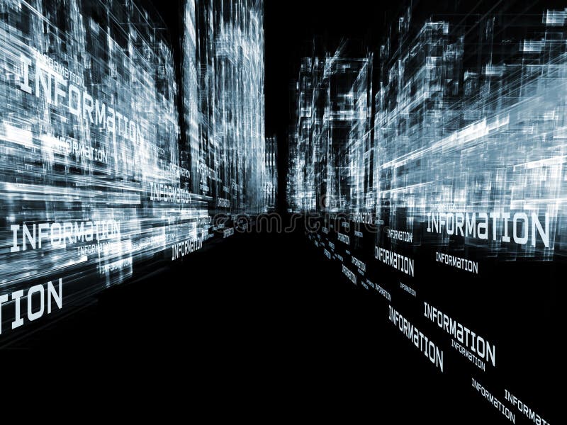 Information Perspective stock illustration. Illustration of computer ...