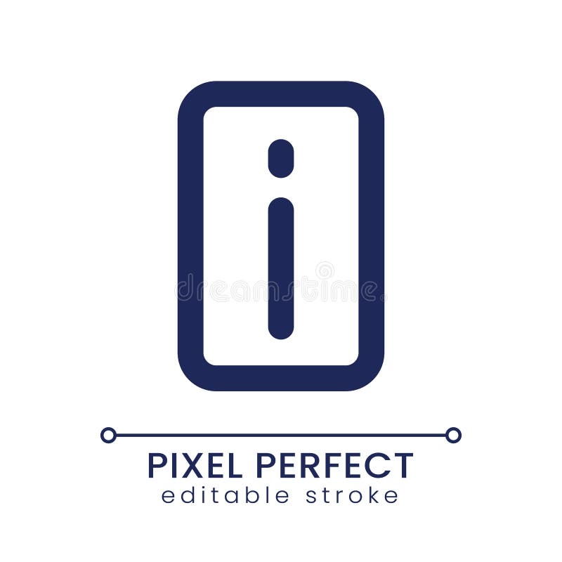 Get More Information Pixel Perfect White Linear Icon for Dark Theme ...