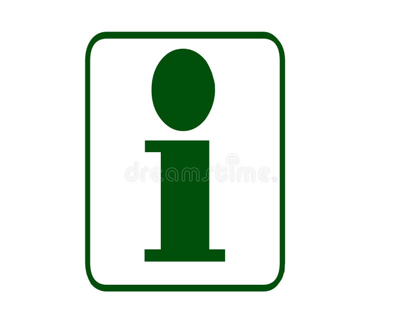 Information Point with Green Color Stock Illustration - Illustration of ...