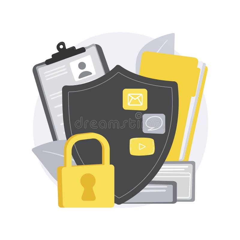 Information Privacy Abstract Concept Vector Illustration. Stock Vector ...