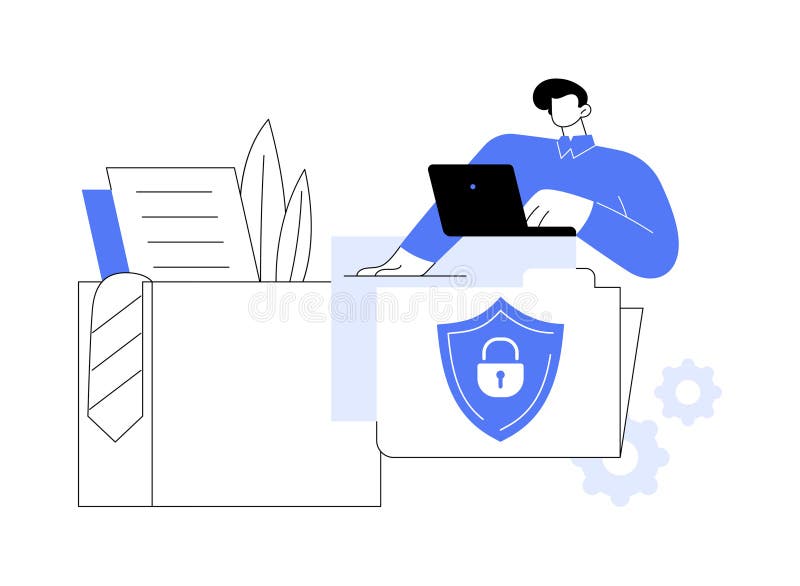 Information Privacy Abstract Concept Vector Illustration. Stock ...