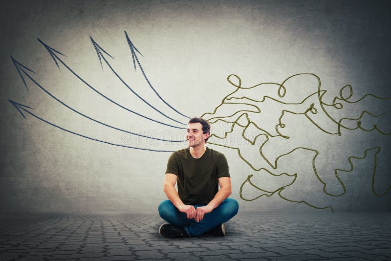 Information Processing As Mess Lines Come through Head and Transform ...