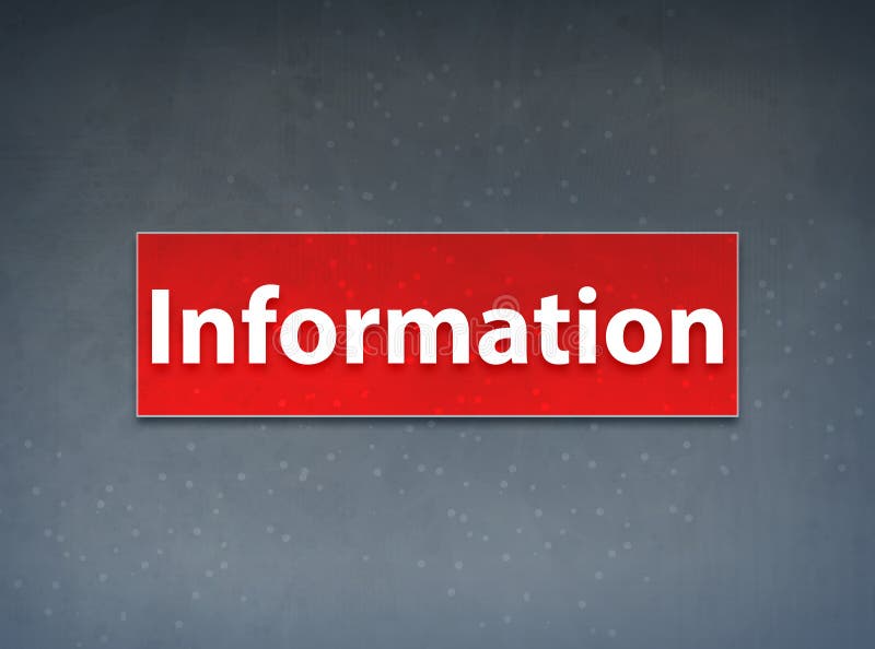 Information Red Banner Abstract Background Stock Illustration ...