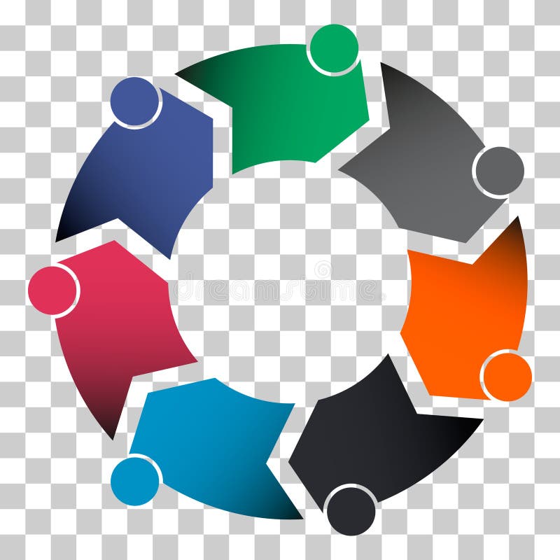 Information Round Diagram 8 Steps, Infographic Graphic Pie Design ...