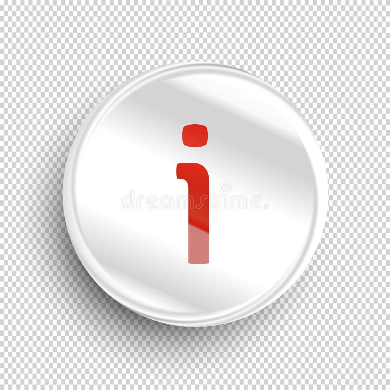Information Rounded Button. Stock Vector - Illustration of special ...