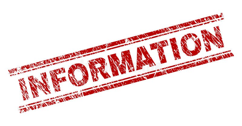 Grunge Textured INFORMATION Stamp Seal Stock Vector - Illustration of ...