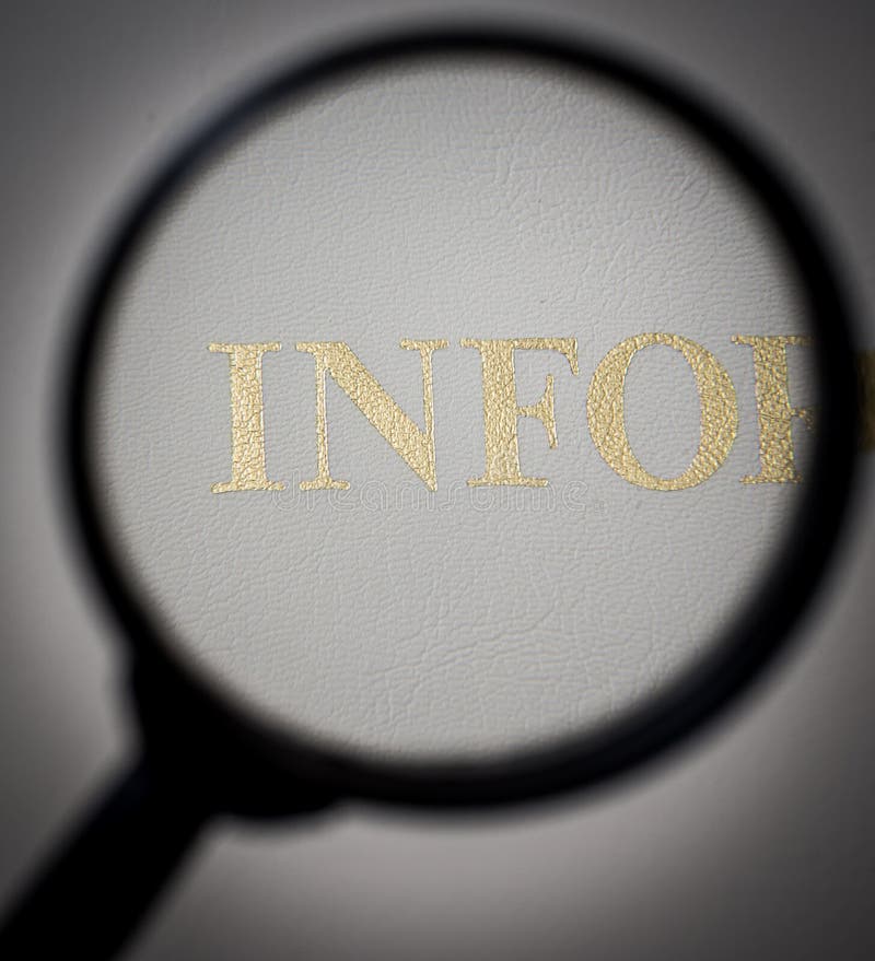 Information search stock photo. Image of magnifying, search - 27673292