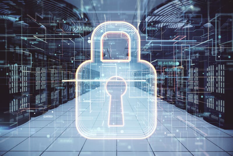 Information Security Against Virus and Data Protection Concept with ...