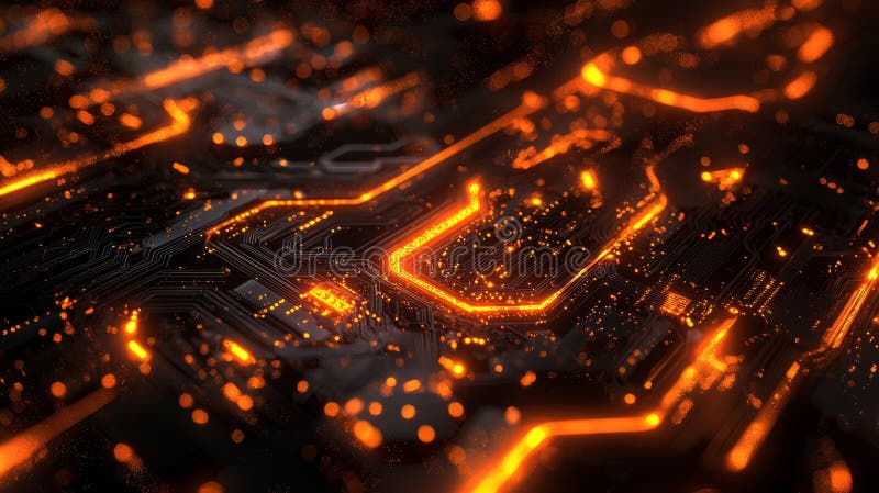 Information Security Concept Machine Learning Algorithms Information Analysis Stock Image