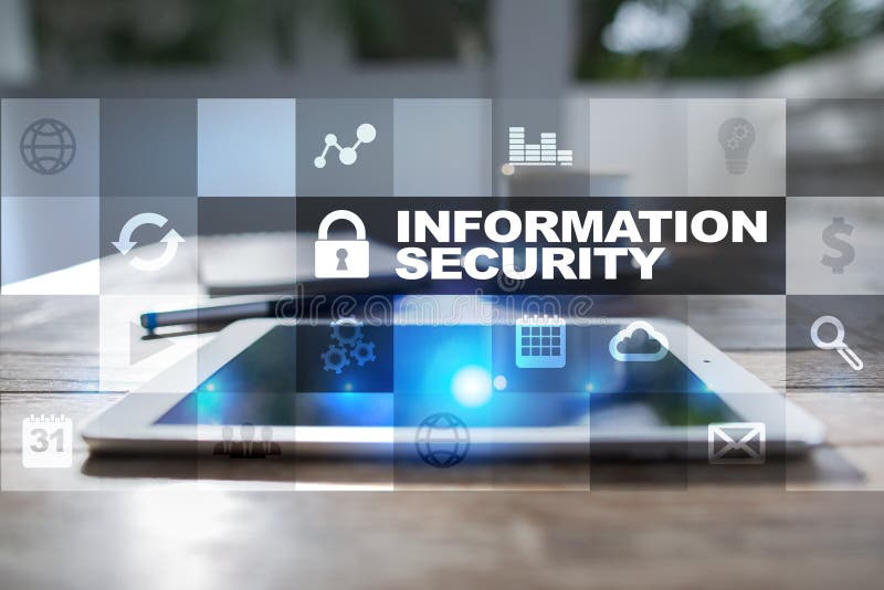 Information Security and Data Protection Concept on the Virtual Screen ... Information Security and Data Protection Concept on the Virtual Screen ...