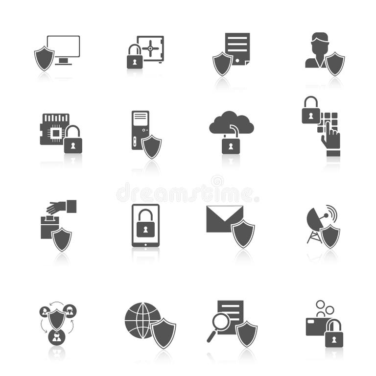 Information Security Icon Stock Illustrations – 295,134 Information ...