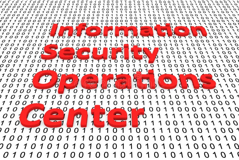 Information Security Operations Center Stock Illustration ...