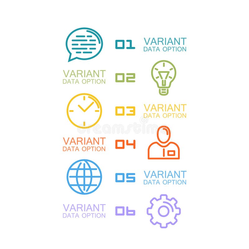 Information Set of icons stock vector. Illustration of lightbulb - 49984788