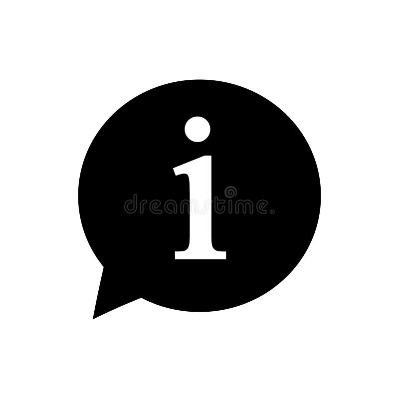 Information Sign Icon, Info Icon, Letter I Stock Illustration ...