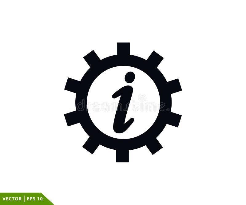 Information Sign Icon Vector Logo Design Template Stock Vector ...