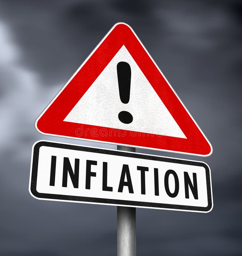 Information Sign for Inflation Stock Photo - Image of road, finance ...