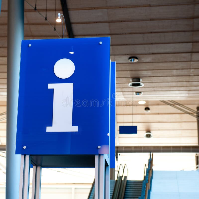 Information sign stock image. Image of sign, icon, desk - 108061663