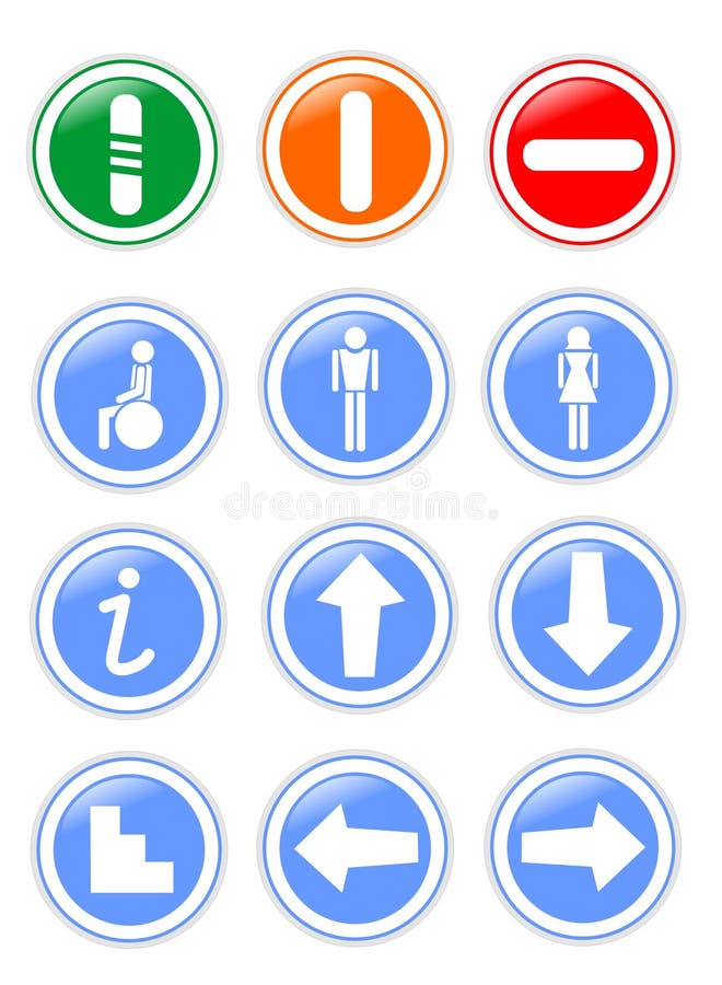 Information signals stock vector. Illustration of south - 9785796