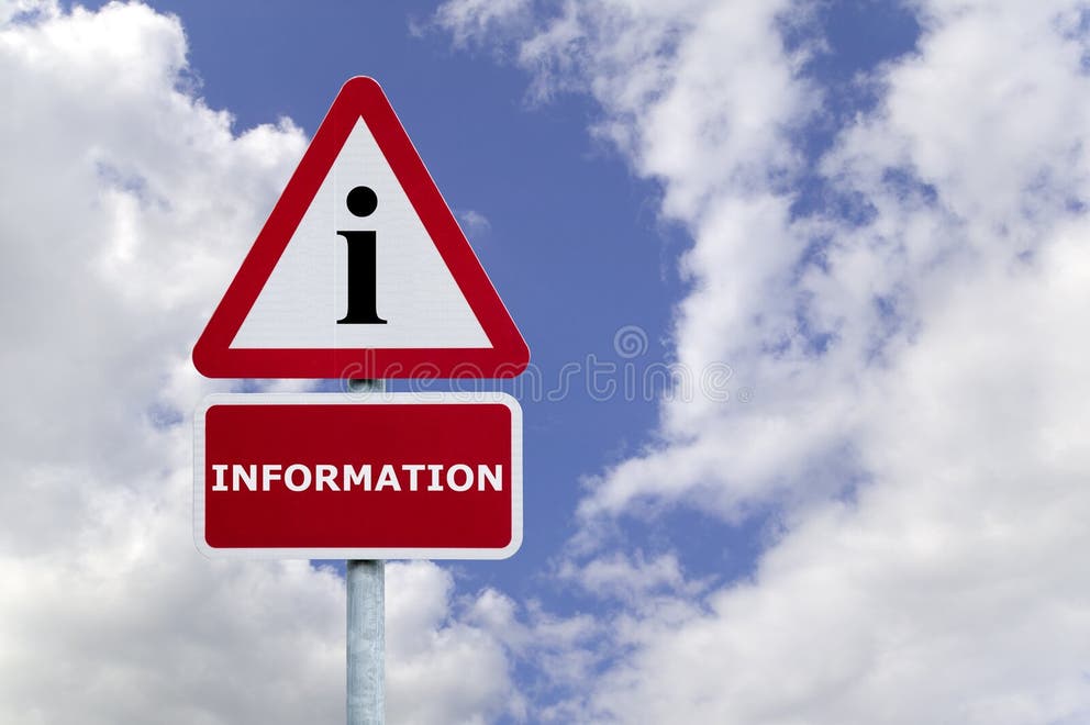 Information signpost stock image. Image of inspiration - 6268639