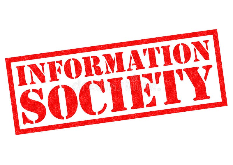 Information society stock vector. Illustration of computer - 37643123