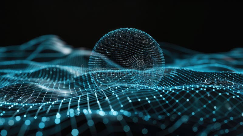 An Information Sphere with Data and Information Drawn As a Globe ...