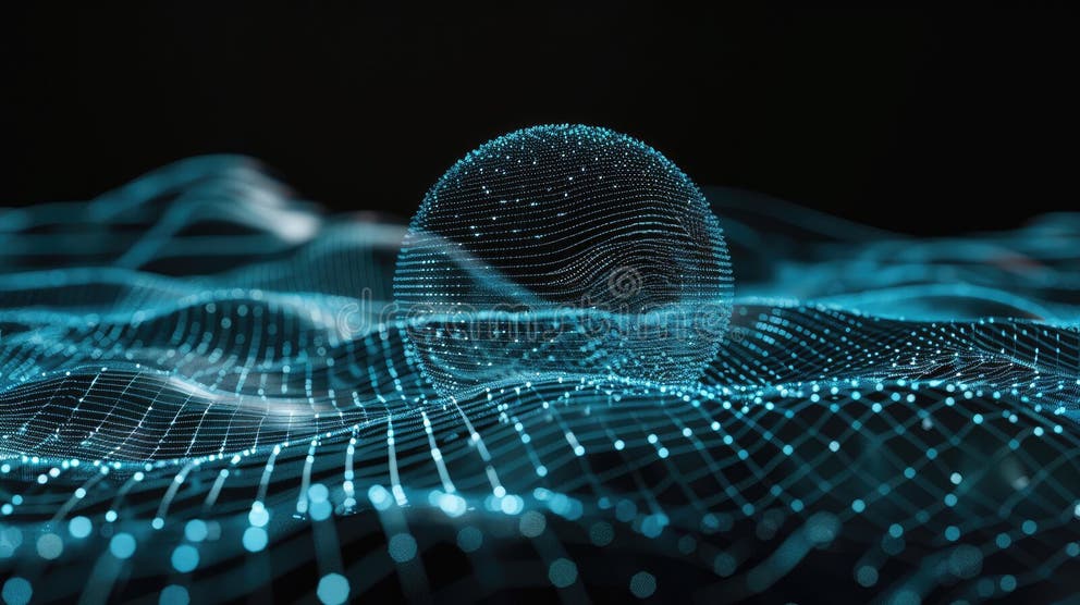 An Information Sphere with Data and Information Drawn As a Globe ...