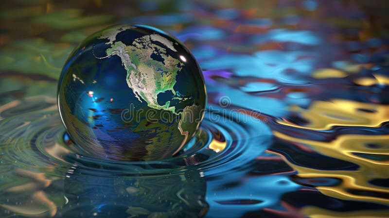 An Information Sphere with Data and Information Drawn As a Globe ...