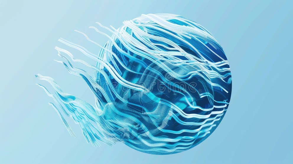 An Information Sphere with Data and Information Drawn As a Globe ...