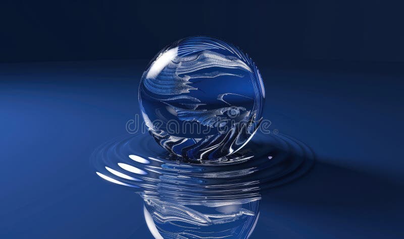 An Information Sphere with Data and Information Drawn As a Globe ...