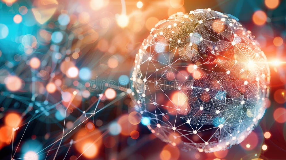 An Information Sphere with Data and Information Drawn As a Globe ...