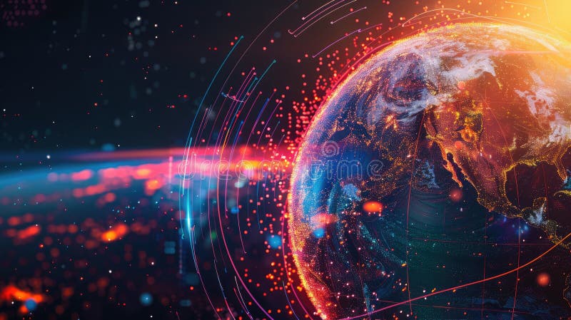 An Information Sphere with Data and Information Drawn As a Globe ...