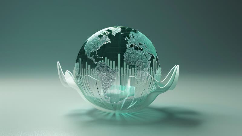 An Information Sphere with Data and Information Drawn As a Globe ...