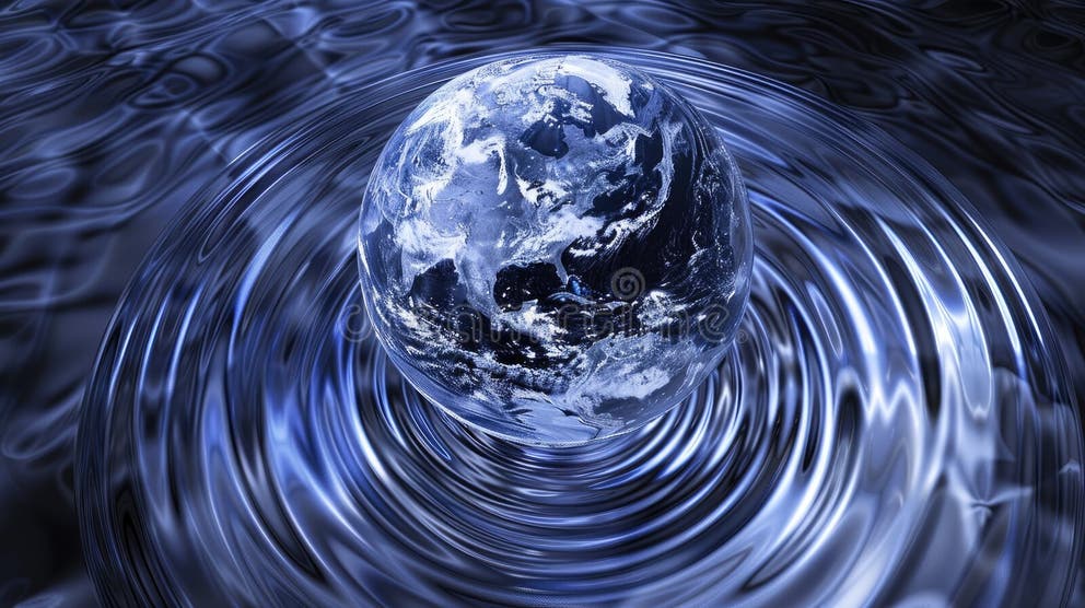 An Information Sphere with Data and Information Drawn As a Globe ...