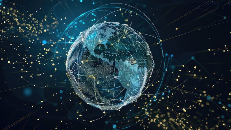 An Information Sphere with Data and Information Drawn As a Globe ...